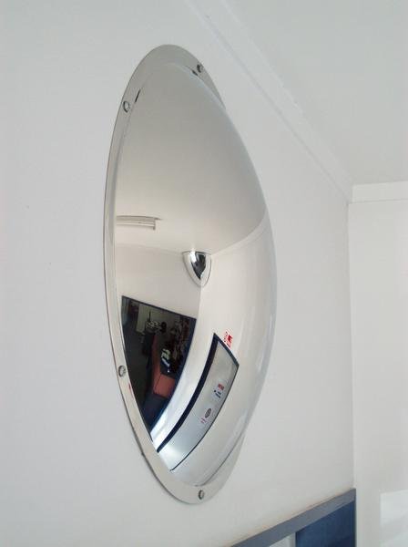 Unbreakable Stainless Steel Dome Mirrors |Vandal-Prone Area