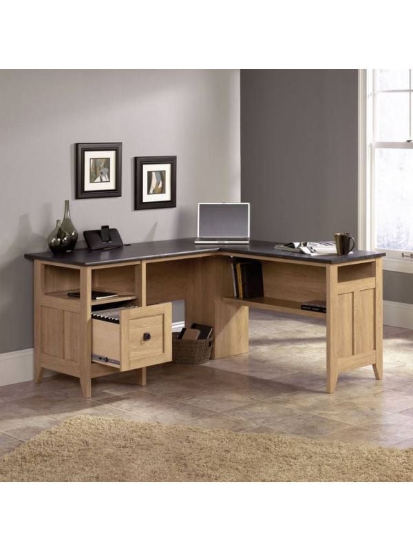 L-Shaped Home Office Desk - Premier Comfort & Efficiency