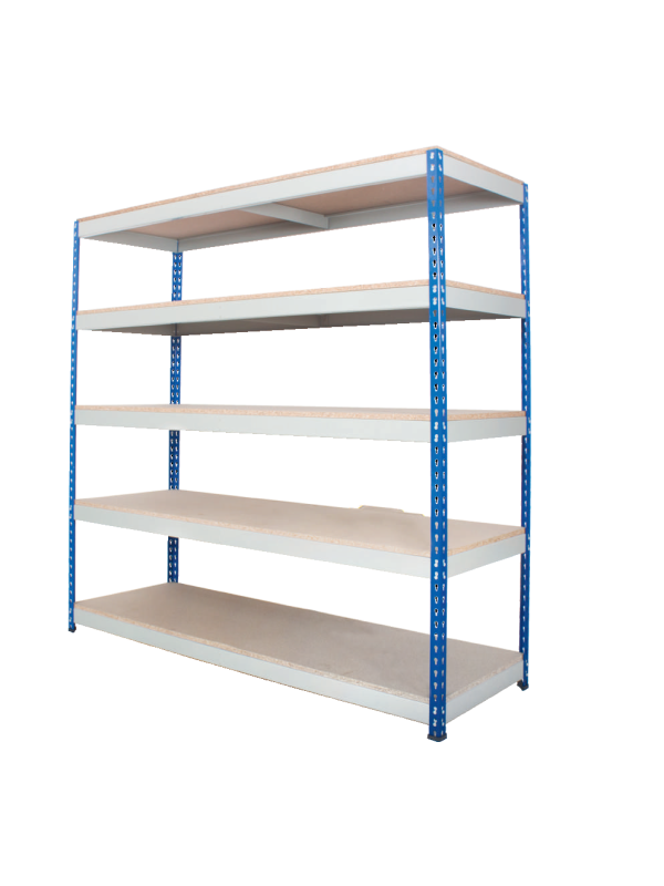 Highly Durable 5-Shelf Heavy-Duty Rivet Racking | Premier Storage
